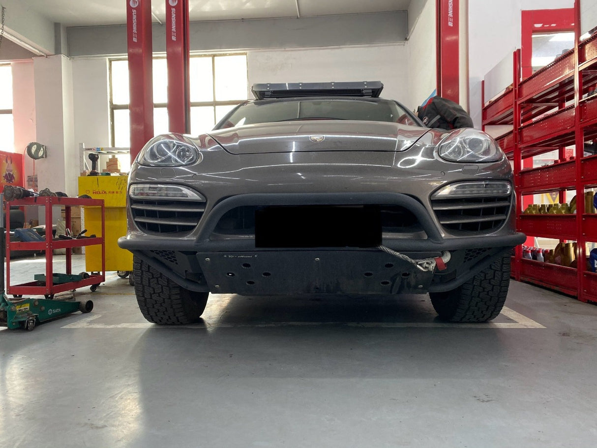 Porsche Cayenne Gen 2 958.1 Half Height Tubular Offroad Front bumper – AkiOverland