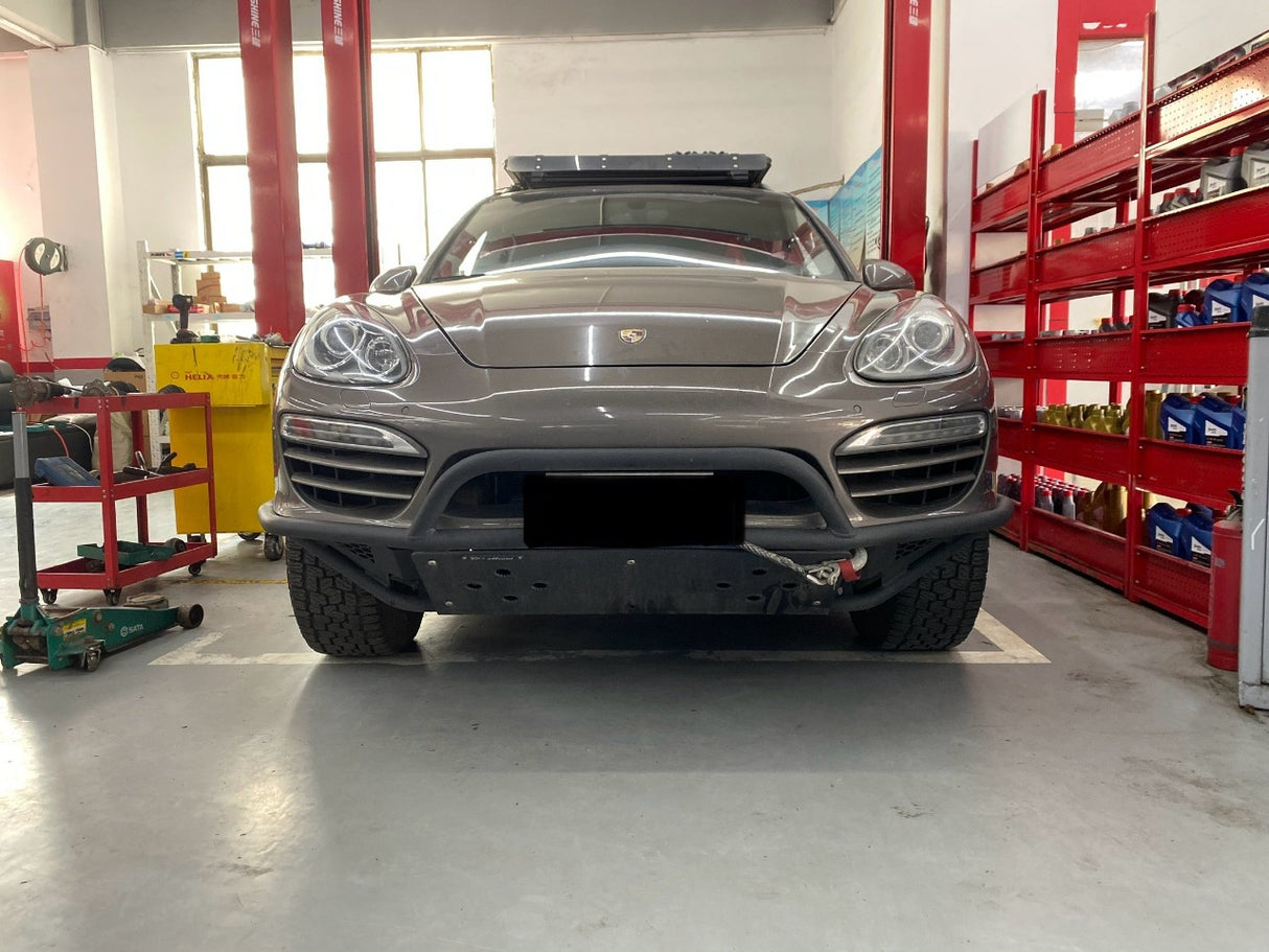 Porsche Cayenne Gen 2 958.1 Half Height Tubular Offroad Front bumper – AkiOverland