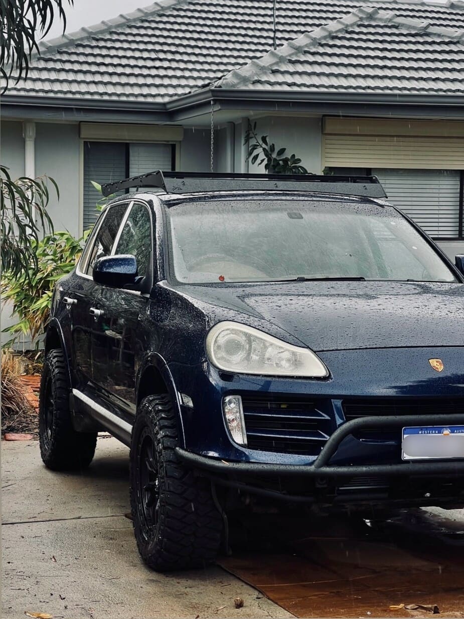 Porsche Cayenne 955/957 Half Height Tubular Offroad Front bumper ...
