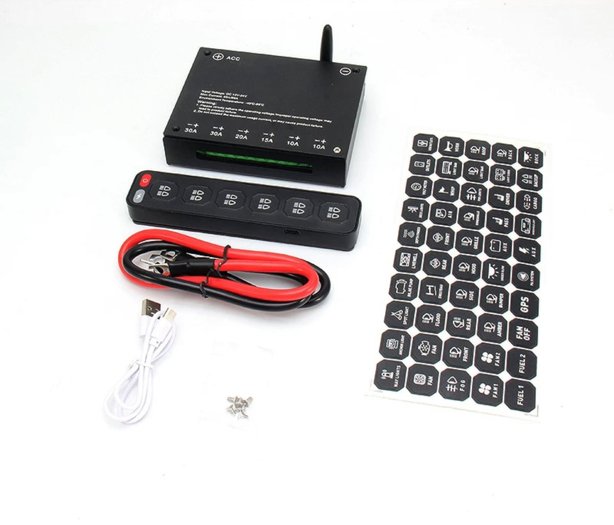ATS 4/6 Gang Wireless LED Switch Panel, Off-Road Light Controller ...