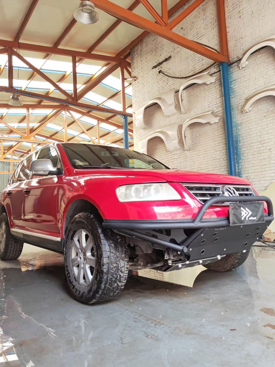 Gen1 7L VW Touareg Full Height Tubular Offroad Front bumper – AkiOverland