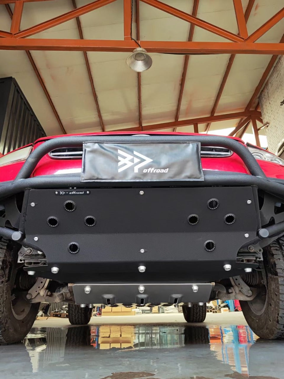 Gen1 7L VW Touareg Full Height Tubular Offroad Front bumper – AkiOverland