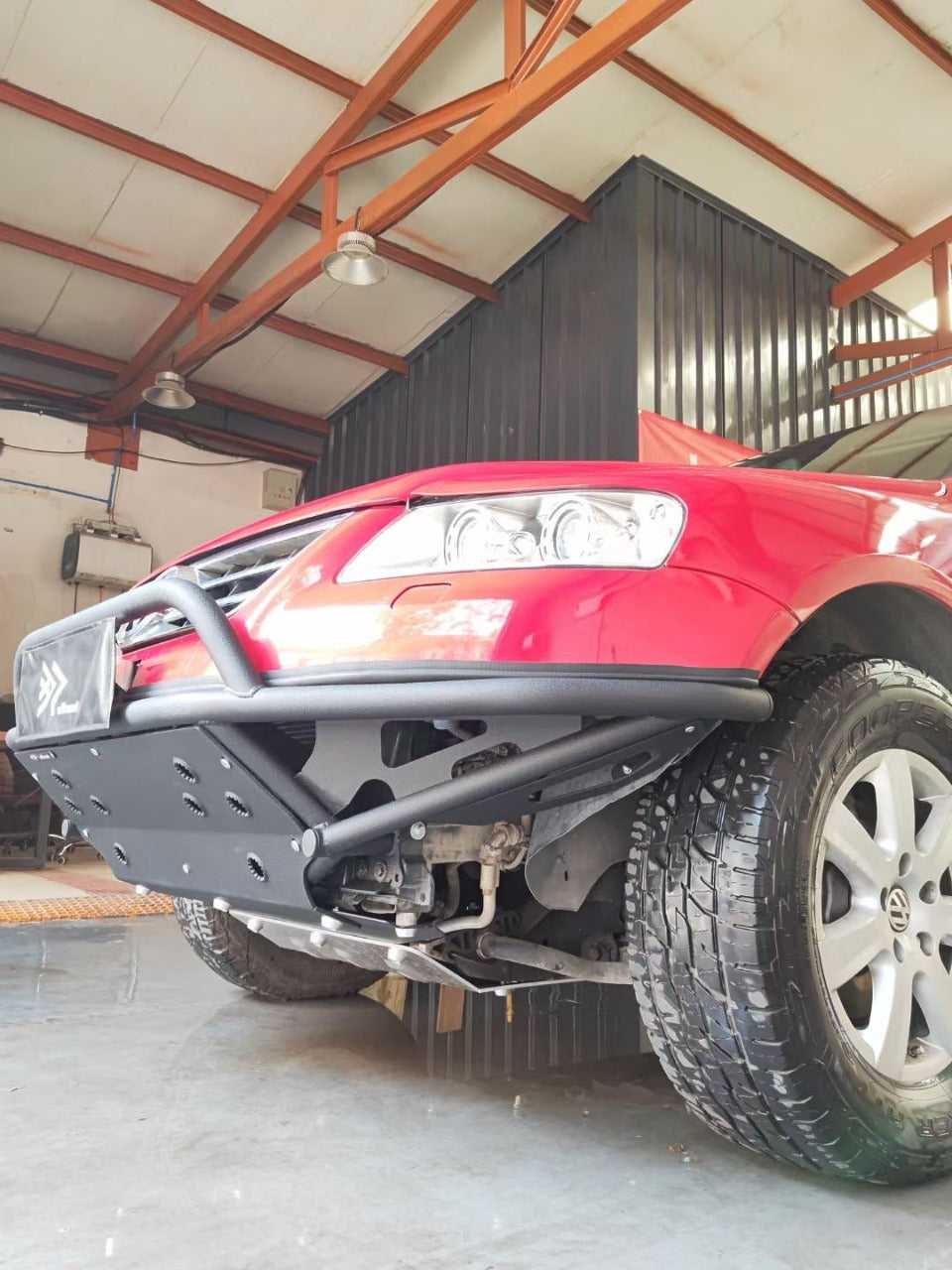 Gen1 7L VW Touareg Full Height Tubular Offroad Front bumper – AkiOverland